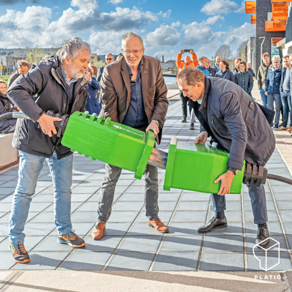 Europe's new solar footpath from recycled plastic waste